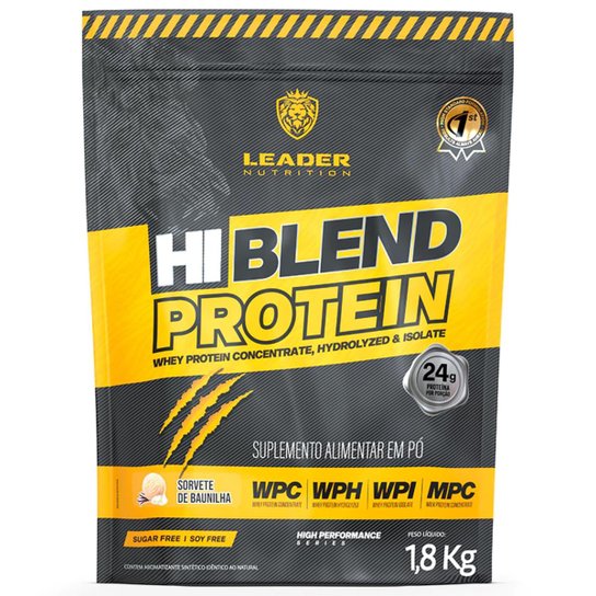 Whey Protein Hi Blend Protein 1,8kg Leader Nutrition WPC WPH WPI ...
