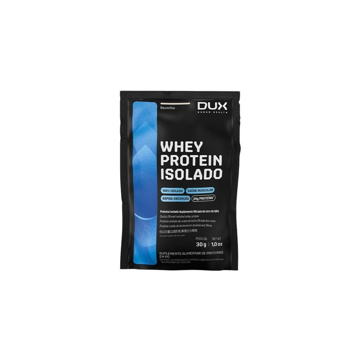 Whey Protein Isolado (sachê) Baunilha Dux Nutrition - N/A | Netshoes