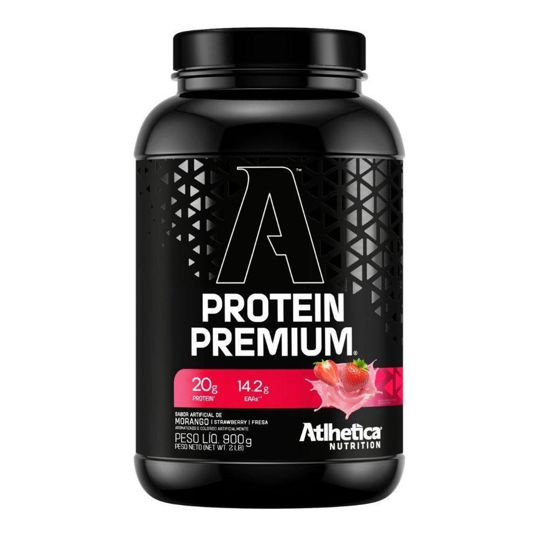 Whey Protein Premium Isolado Morango 900g Atlhetica - undefined | Netshoes